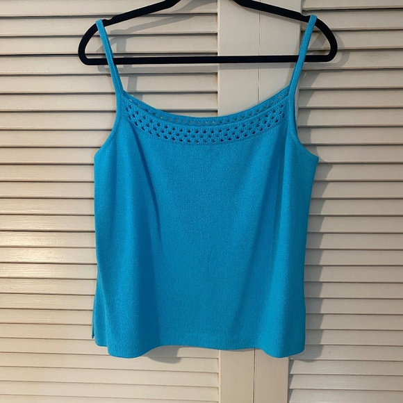 St. John Collection | Tops | The St John Pool Blue Tank Is Here L ...
